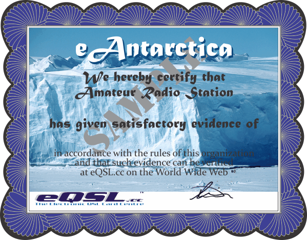eAntarctica Rules - eQSL.cc