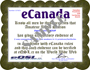 eCanada Rules - eQSL.cc